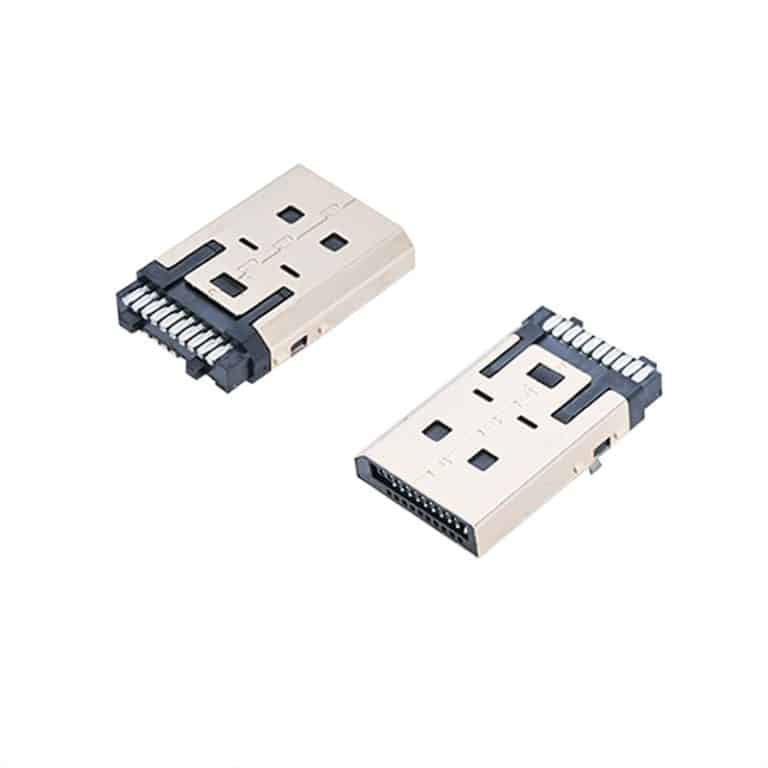 DisplayPort Solder Connector Male 20p