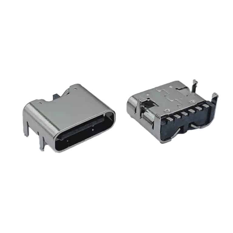 USB Type-c Connector 6 Pin Smt