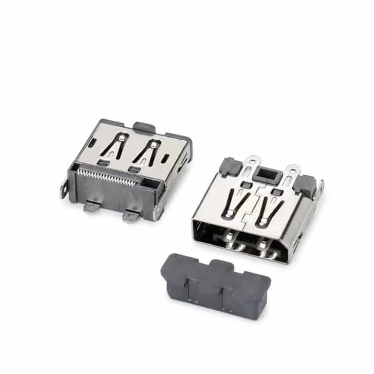 20 Pin DP Connector SMT Vertical T/H H=13mm | DisplayPort PCB Mount ...
